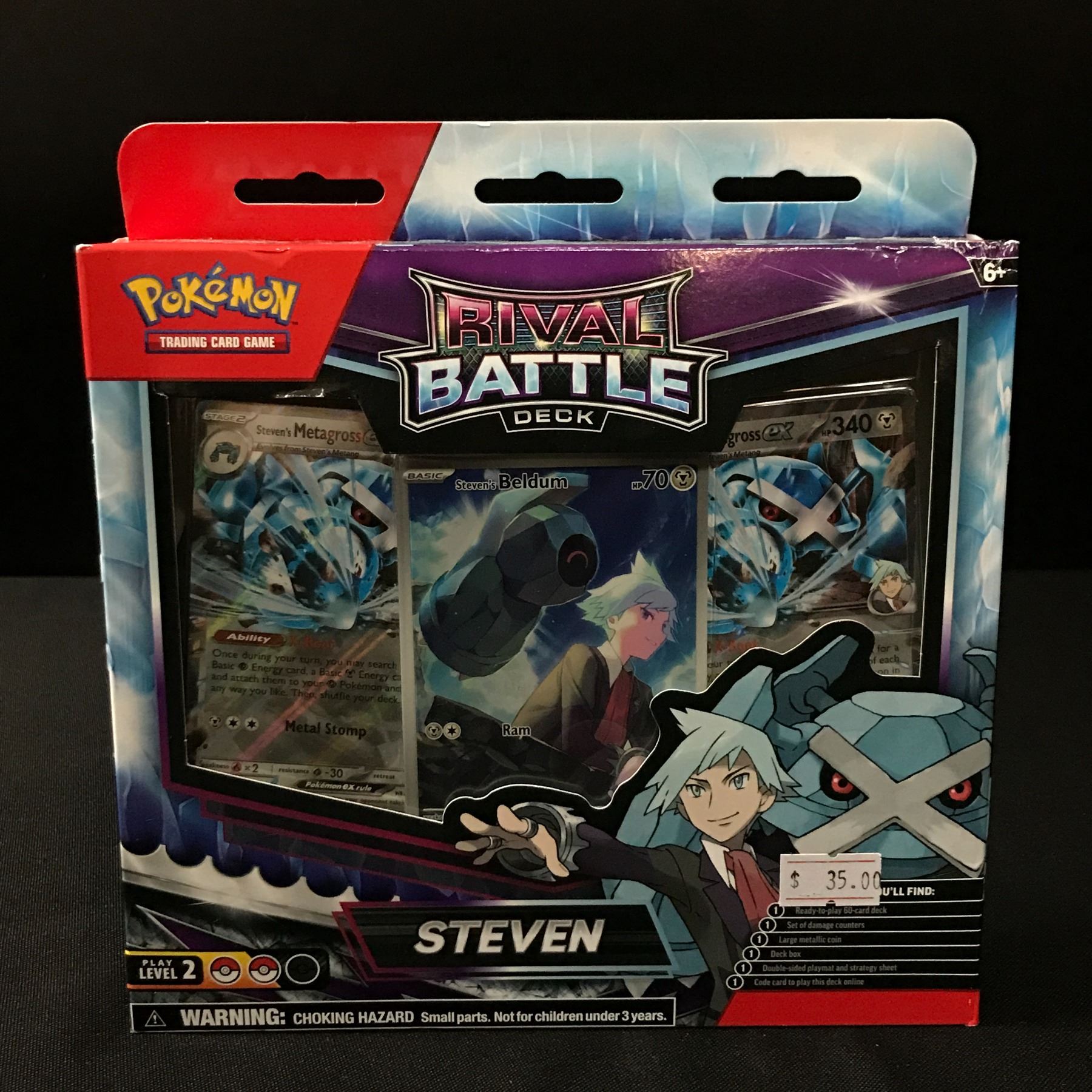 SEALED POKEMON TCG RIVAL BATTLE DECK STEVEN BOX