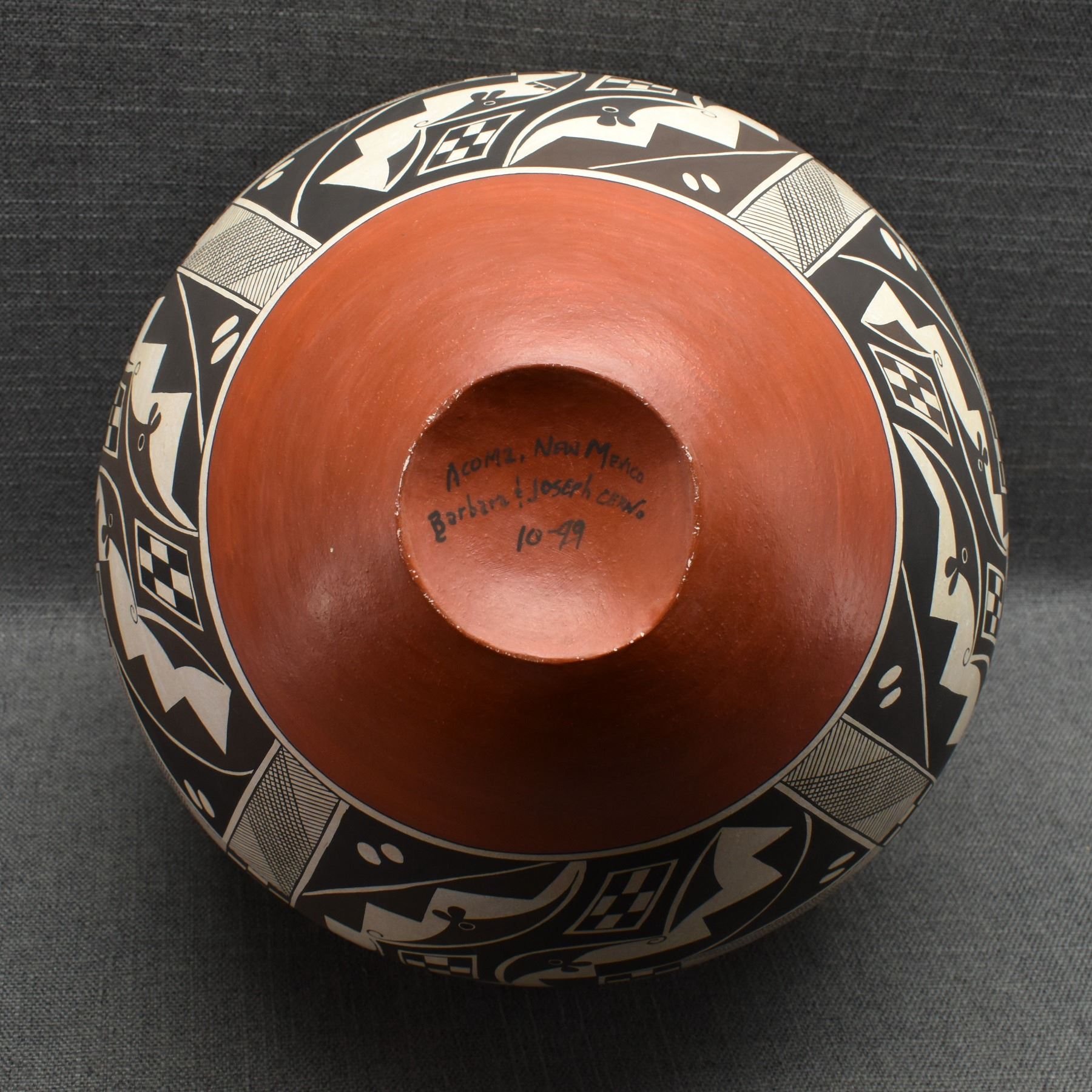 ACOMA POTTERY OLLA ( BARBARA AND JOSEPH CERNO)