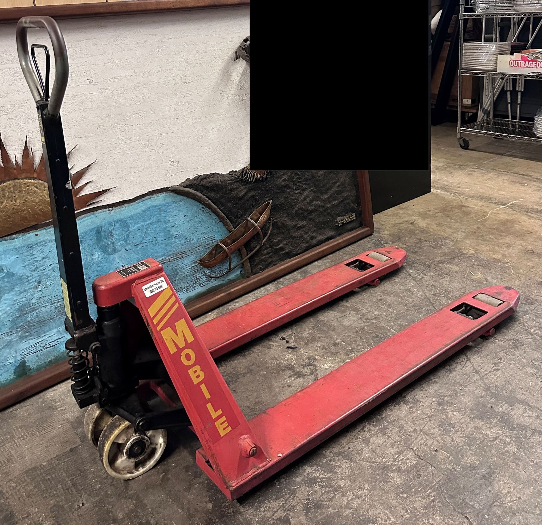 Mobile ML55 Pallet Truck, 5500 lbs. Capacity - pick up Feb 6