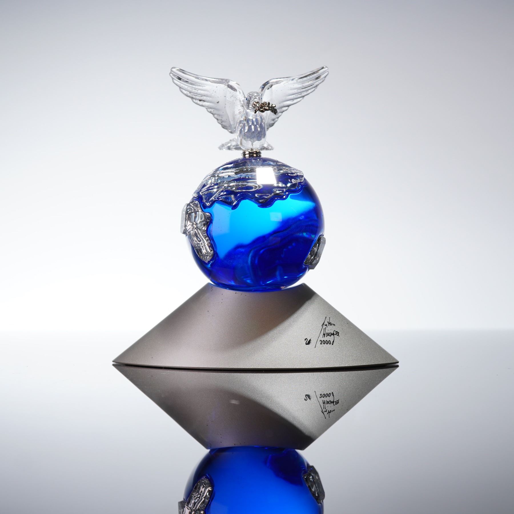Swarovski Crystal Planet Millennium World Peace Figurine by Anton Hirzinger