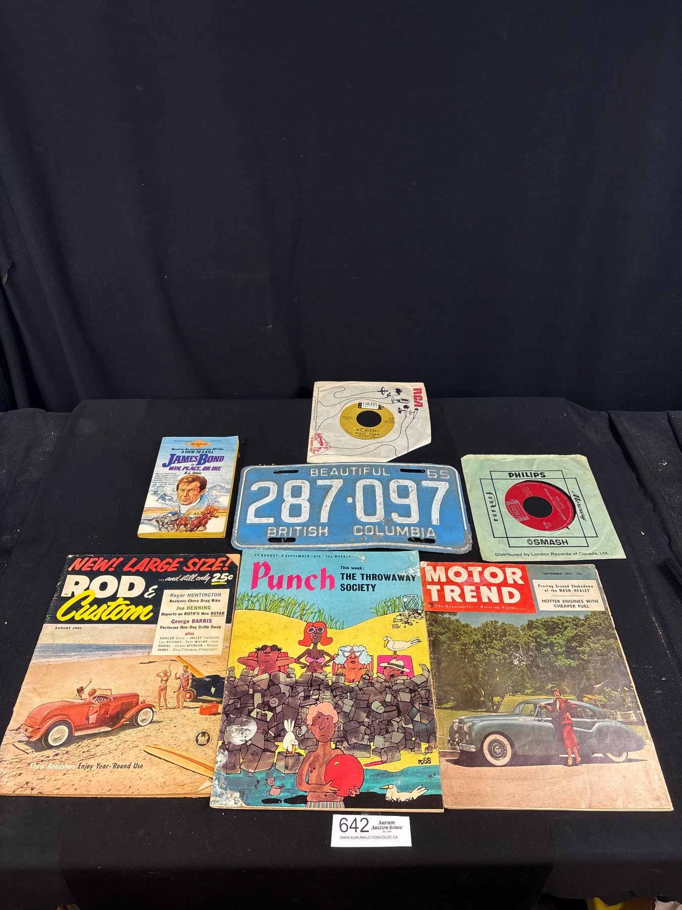 Nice Collectable Lot 1951 Motor Trend + Other Magazines and a 65 BC ...