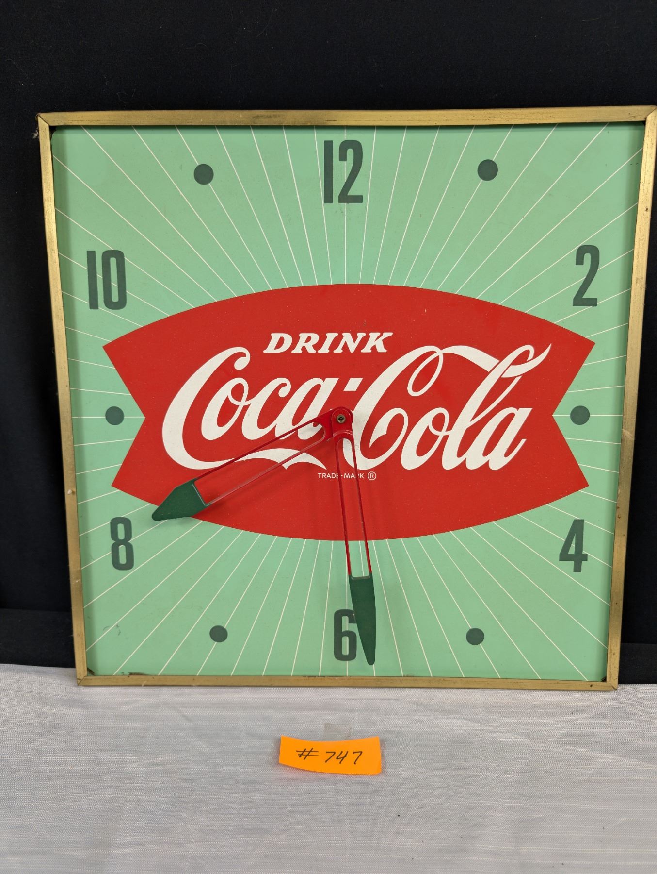 15 x15" Vintage Coca Cola Battery Operated Wall Clock