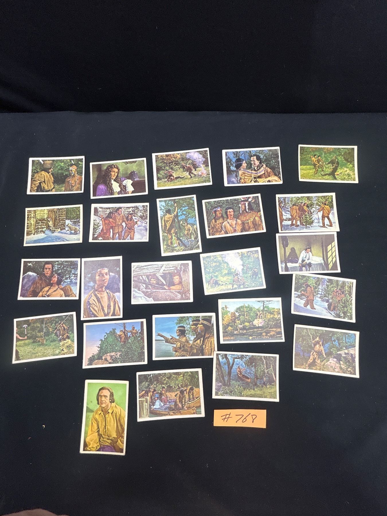 Lot of 25 1957 Park Hurst Adventures Of Raddison Trading Cards