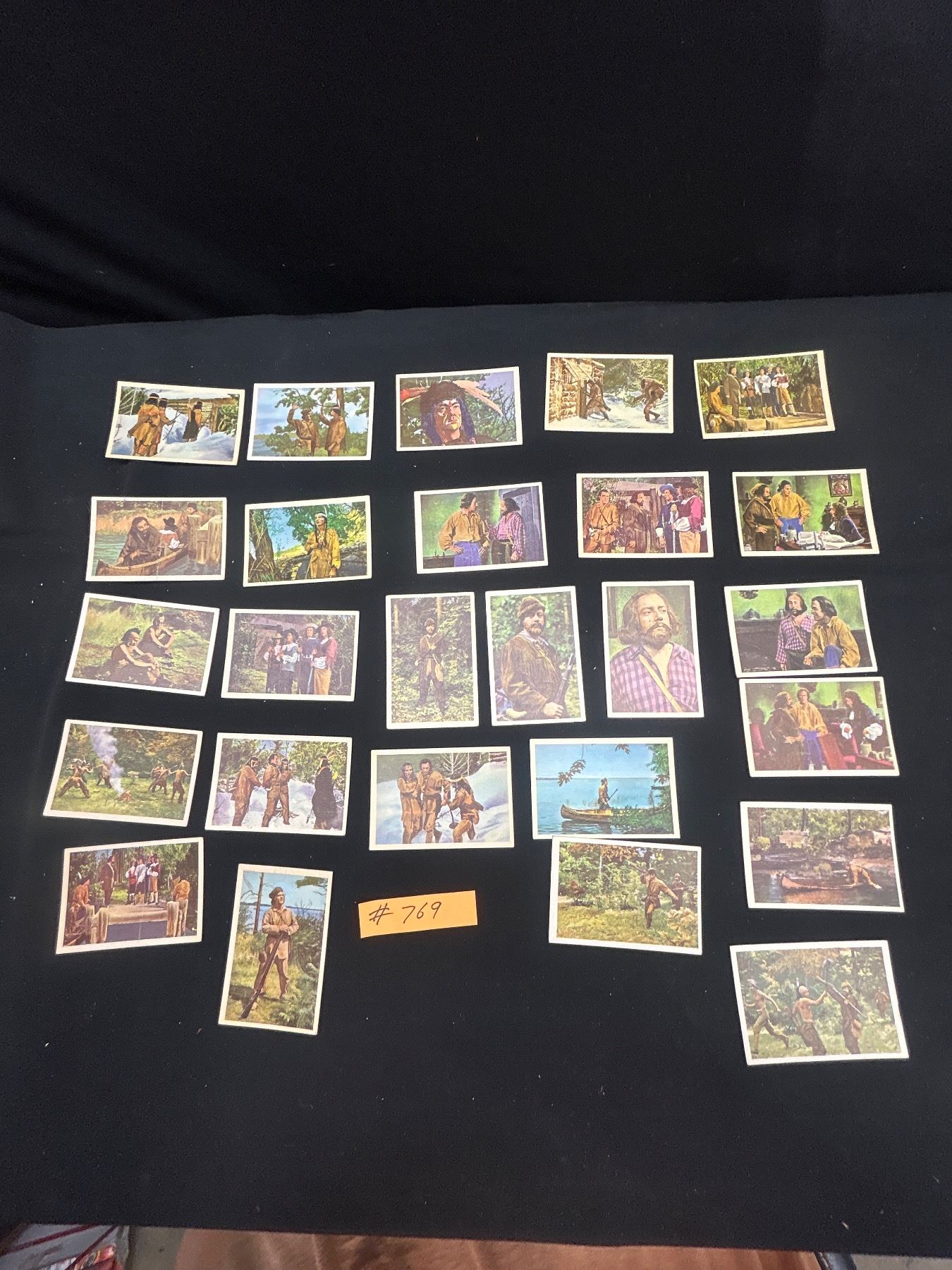 Lot of 25 1957 Park Hurst Adventures Of Raddison Trading Cards