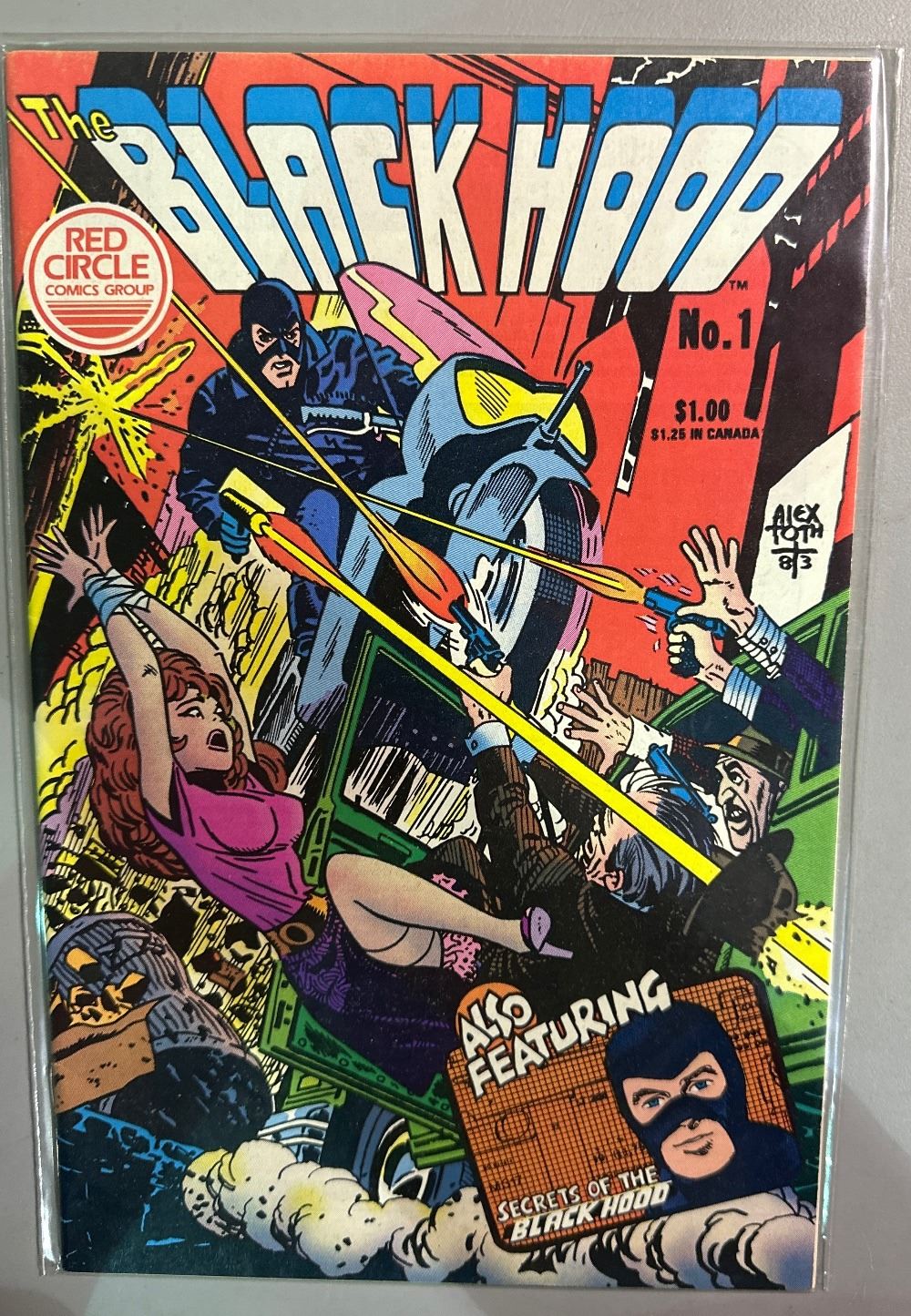 The Black Hood #1 Comic Book (Red Circle, 1983) Alex Toth & Gray Morrow