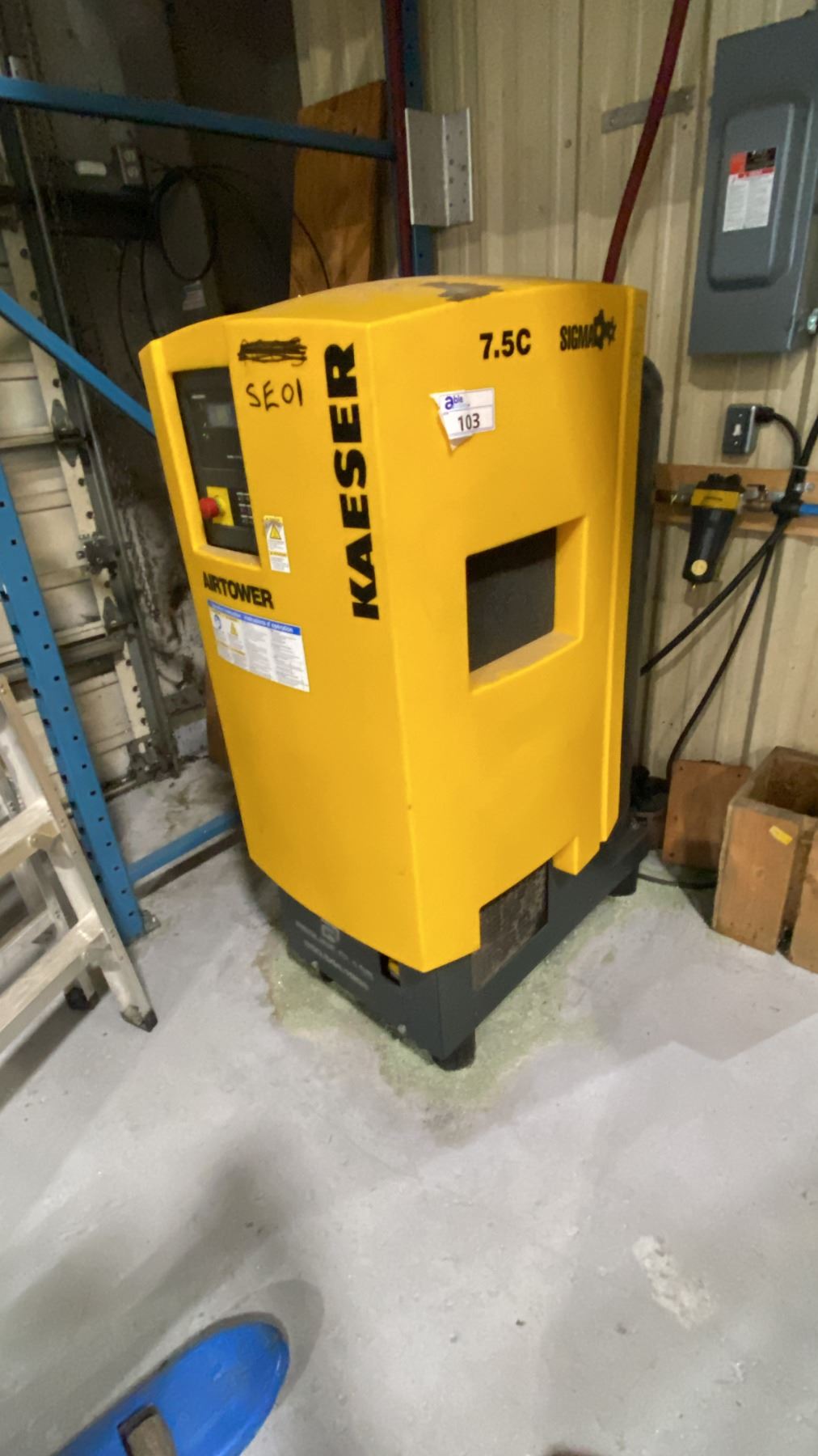 KAESER SIGMA 7.5C AIRTOWER ROTARY SCREW COMPRESSOR WITH BUILT IN DRYER ...