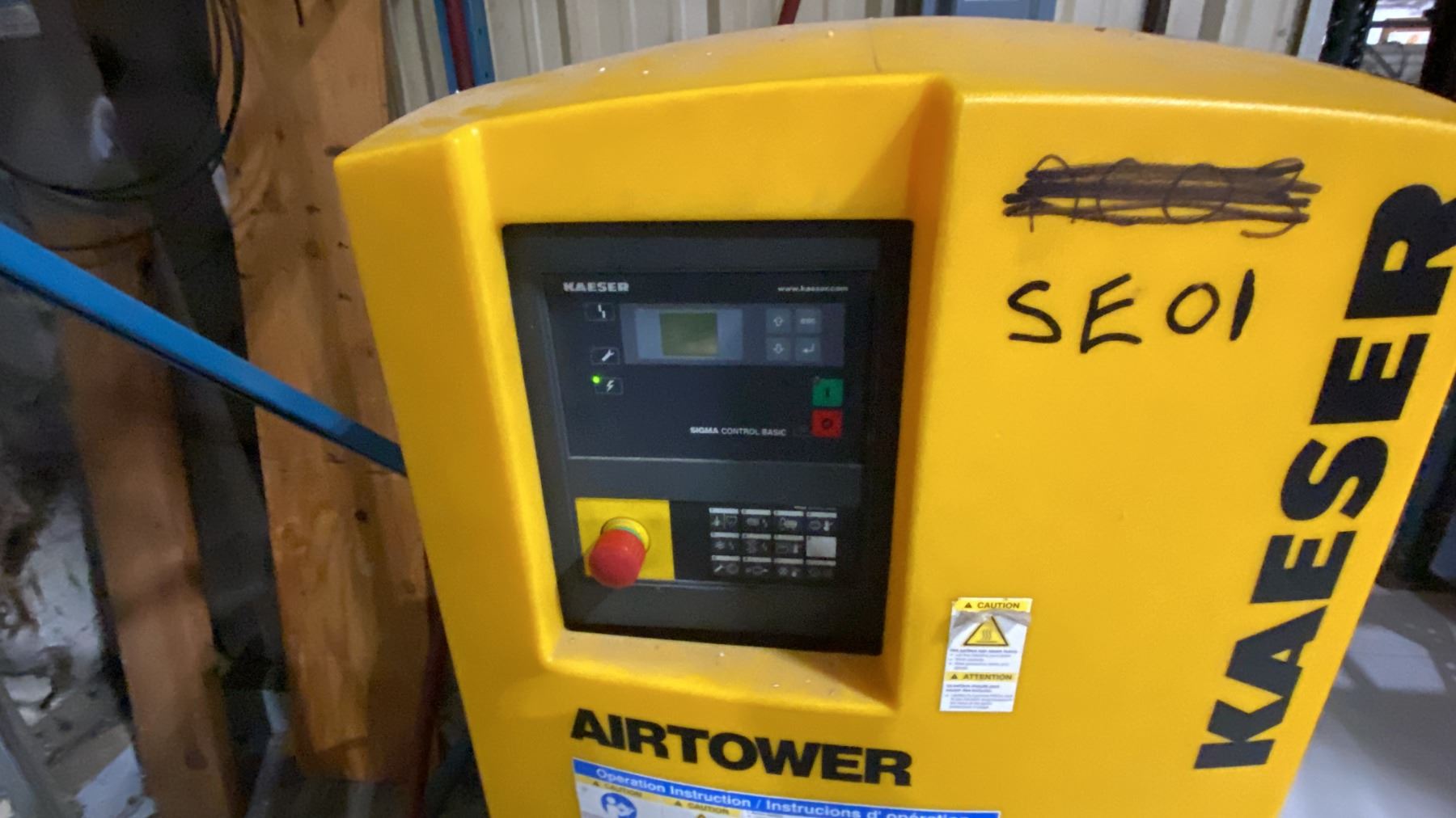 KAESER SIGMA 7.5C AIRTOWER ROTARY SCREW COMPRESSOR WITH BUILT IN DRYER ...