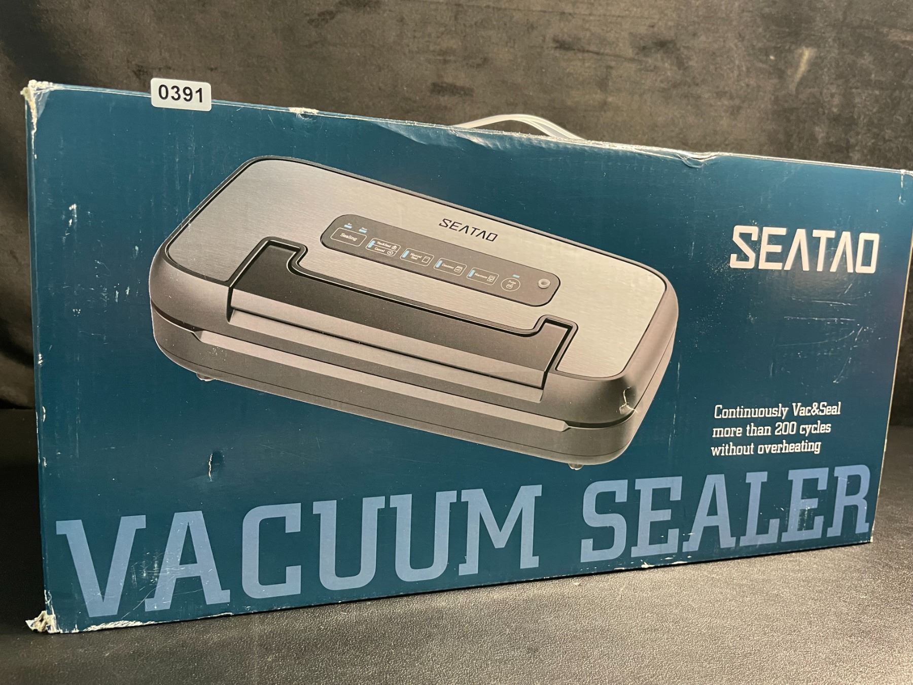 Seatao Vacuum Sealer Machine; 80Kpa Powerful Food Sealer w/ 12 Modes ...