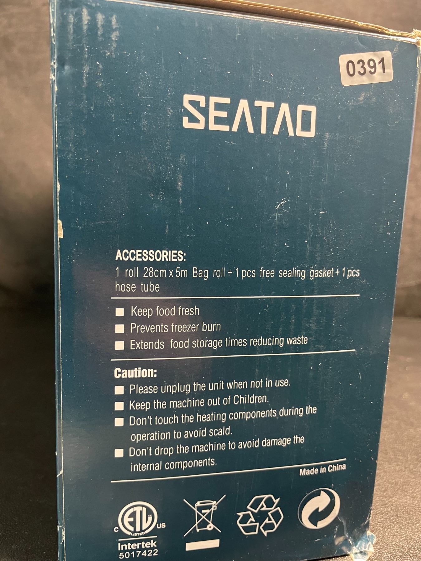 Seatao Vacuum Sealer Machine; 80Kpa Powerful Food Sealer w/ 12 Modes ...