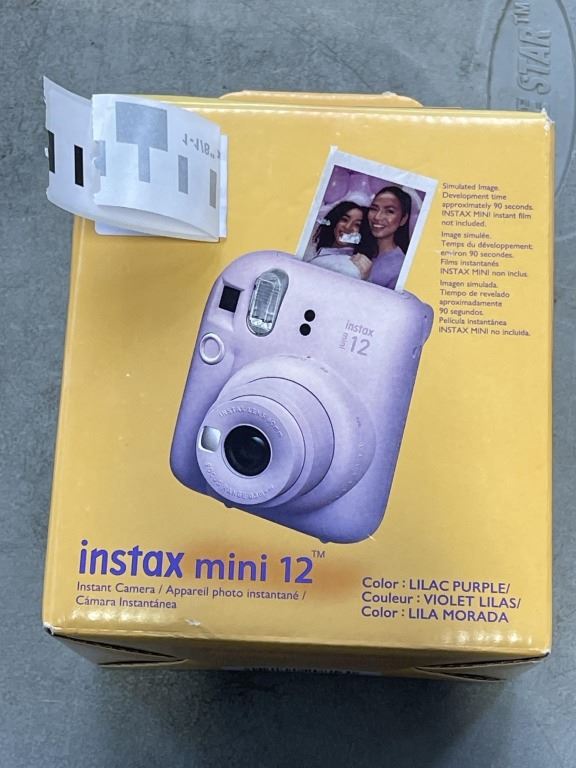FUJIFILM INSTAX MINI 12 CAMERA - TESTED WORKING, RETAIL $99