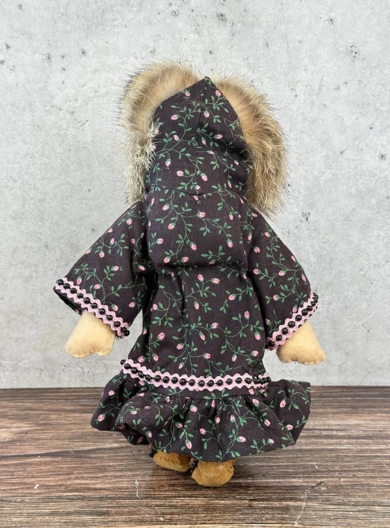 Inuit Eskimo Ivory Face Mother Child Doll