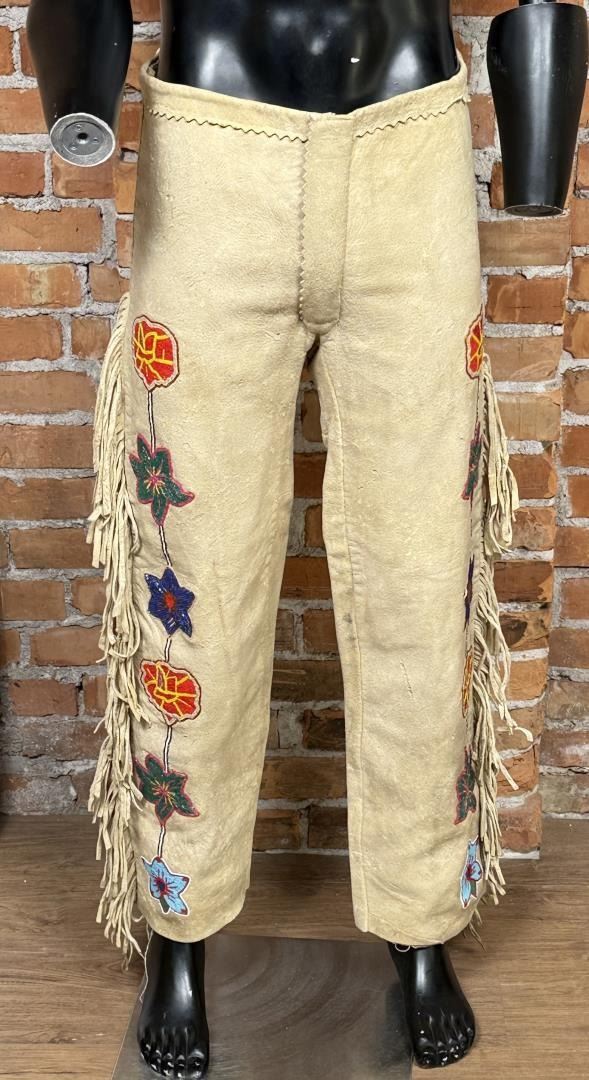 Plateau Native American Indian Beaded Pants