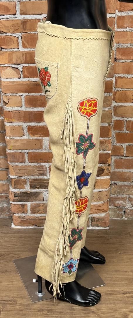Plateau Native American Indian Beaded Pants