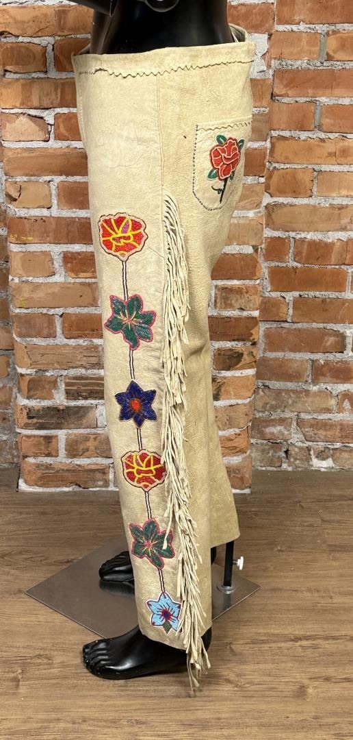 Plateau Native American Indian Beaded Pants