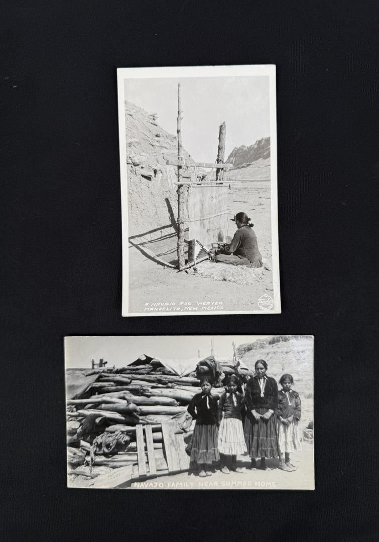 Navajo Indian RPPC Postcards