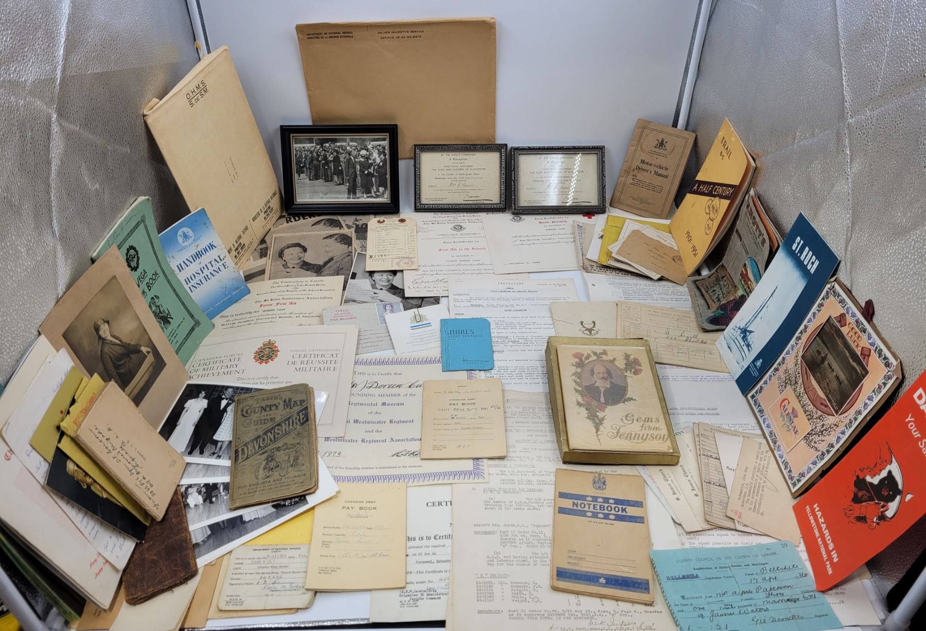 Large Collection Of Vintage Ephemera: Mostly Military Related