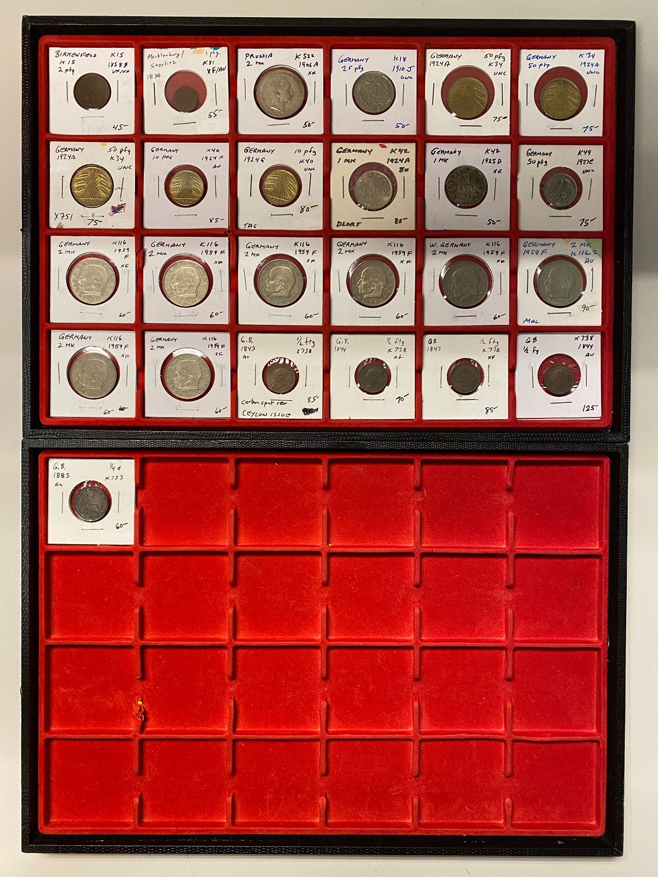GERMANY AND GREAT BRITAIN: LOT of 25 coins - Stephen Album Rare Coins
