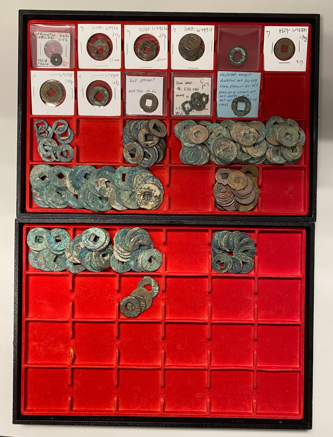 ANCIENT CHINA: HAN: LOT of about 300 cash coins - Stephen Album Rare Coins