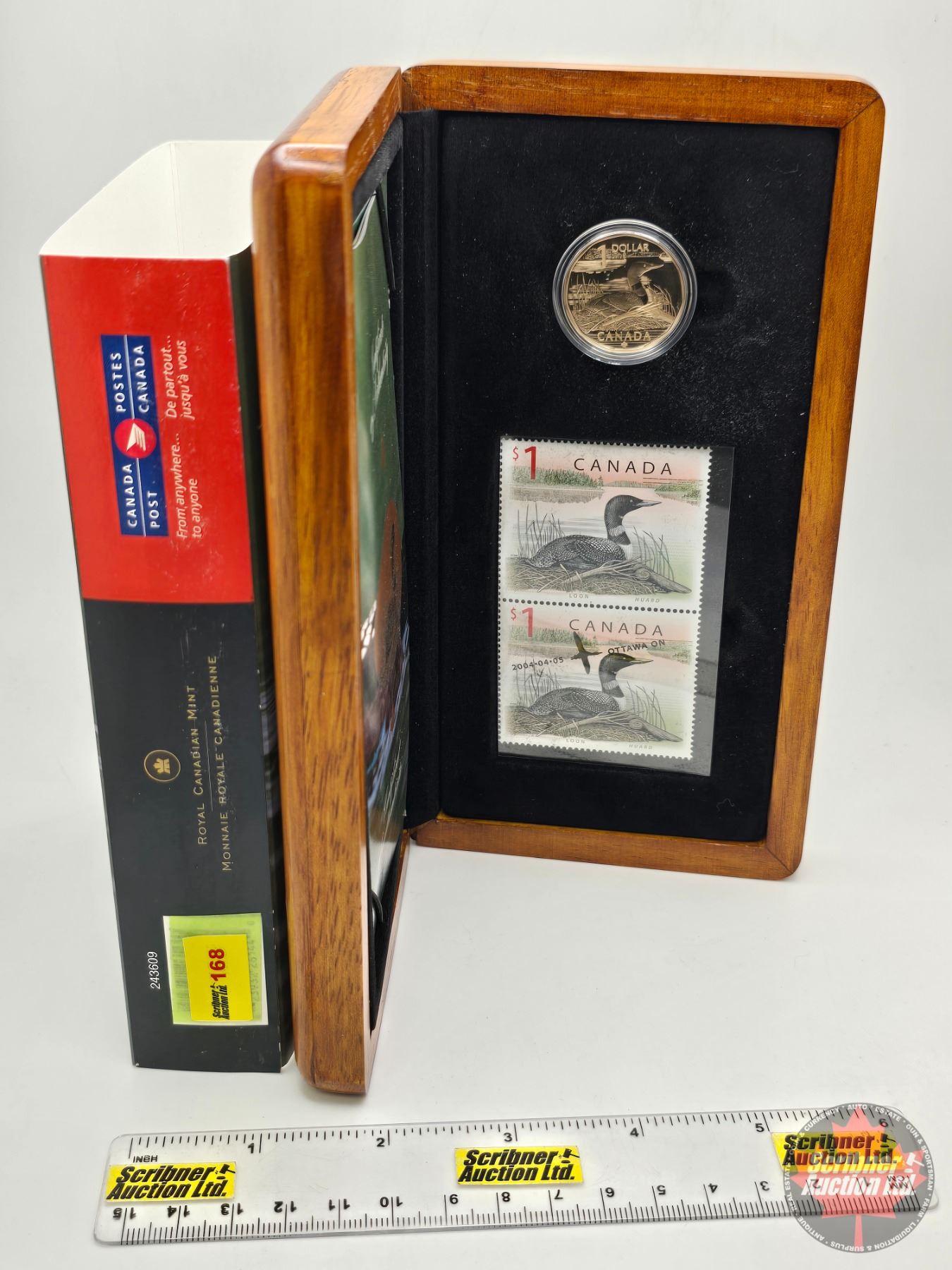RCM Canada 2004 $1 Limited-Edition Stamp & Coin Set : The Elusive Loon ...