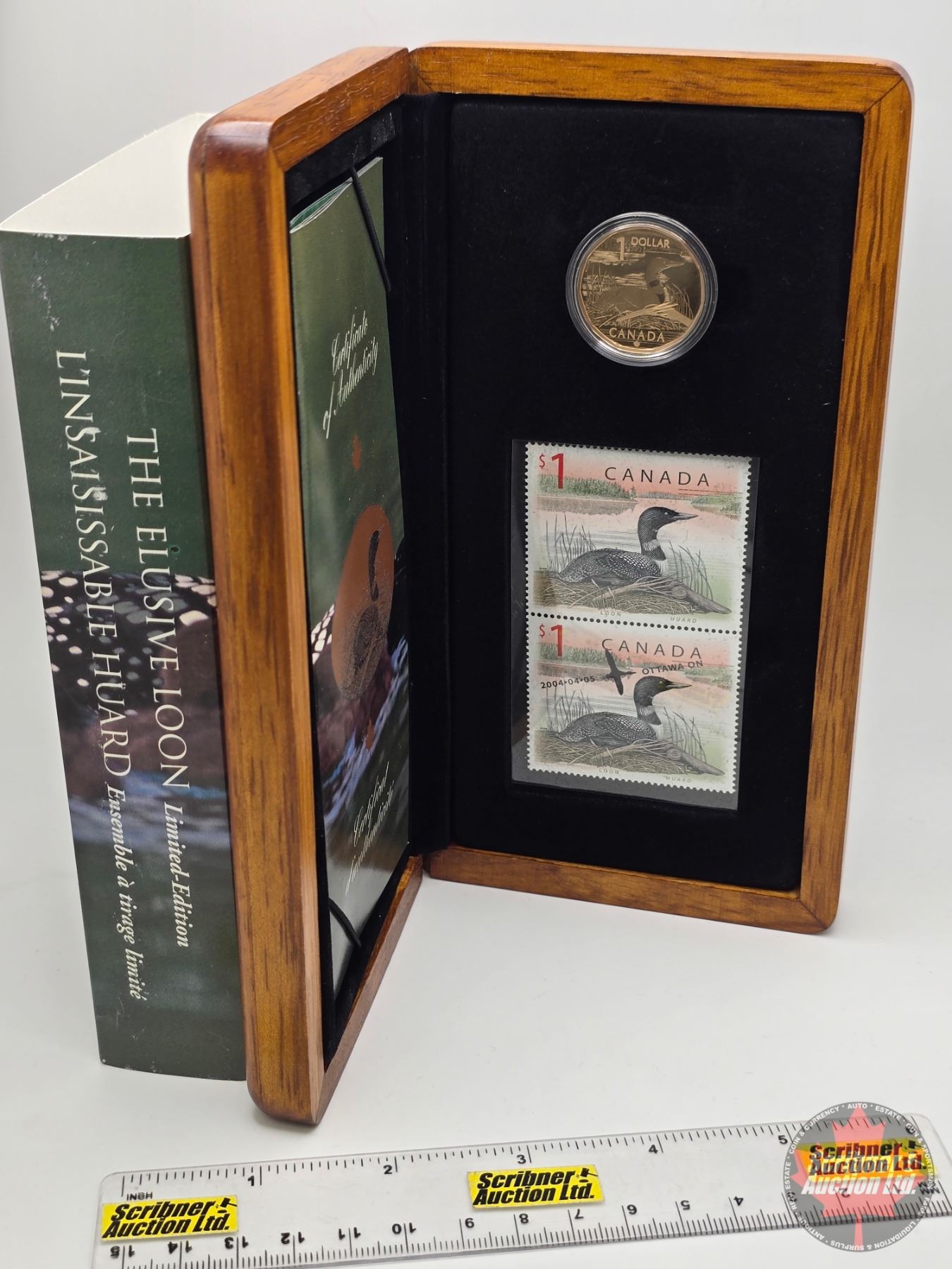 RCM Canada 2004 $1 Limited-Edition Stamp & Coin Set : The Elusive Loon ...