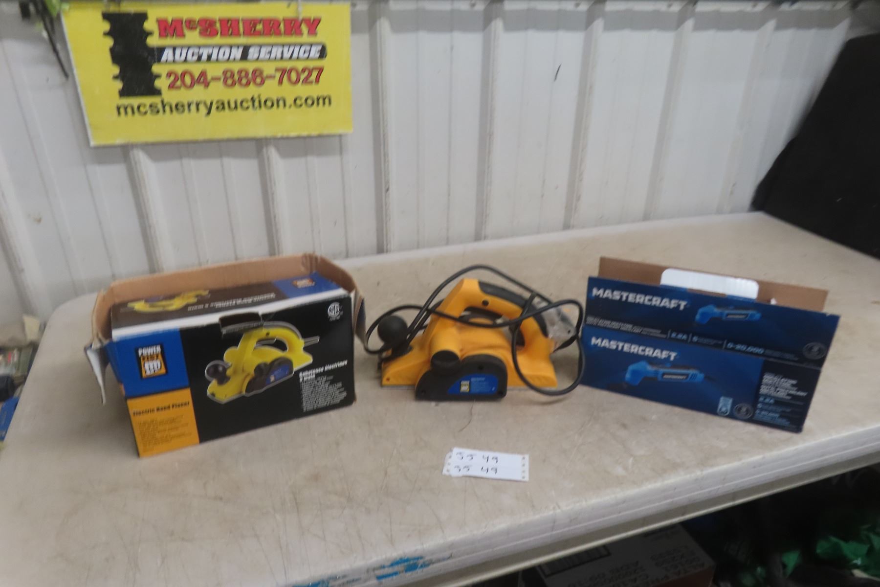Power Fist Hand Planer and New Mastercraft Oscillating Multi Tool