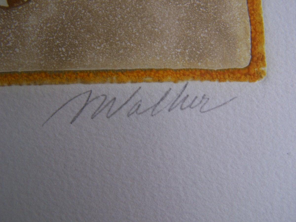 ANNE WALKER H.Signed Etching American