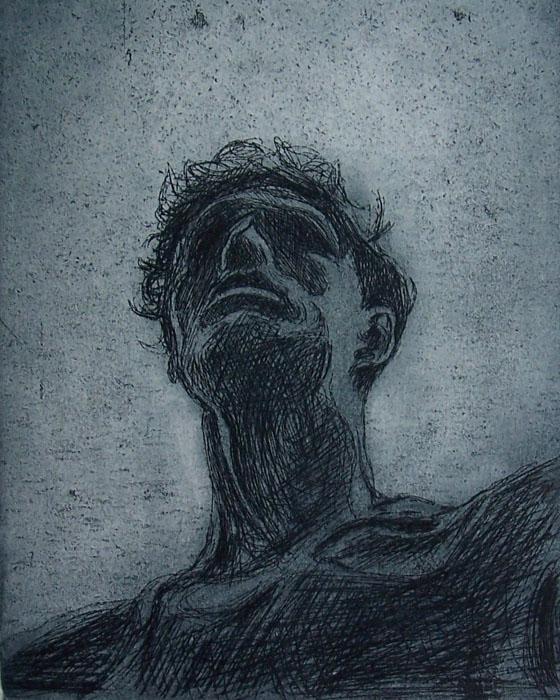 JACOB GILDOR Signed Etching Israeli Art