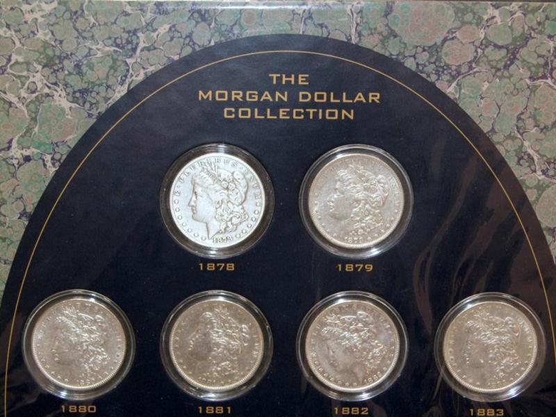 Morgan Silver Dollar Date Set Folder 1878-1921
