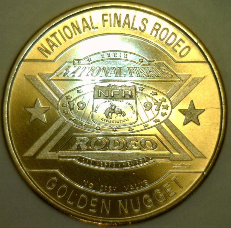 1997 National Finals Rodeo Golden Nugget Token