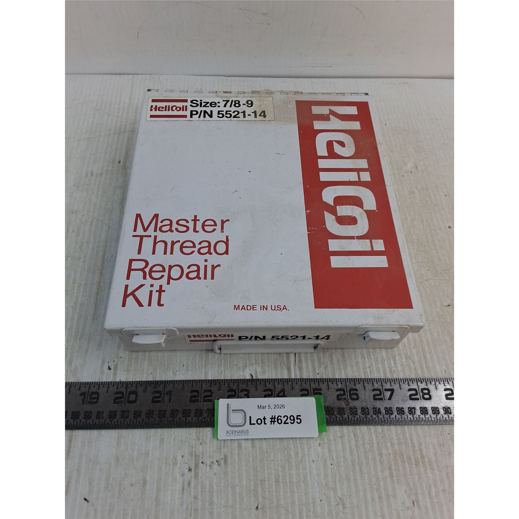 HeliCoil Master Thread Repair Kit - Bodnarus Auctioneering
