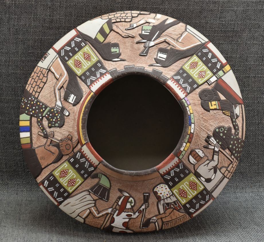 HOPI POTTERY JAR (LAWRENCE NAMOKI)