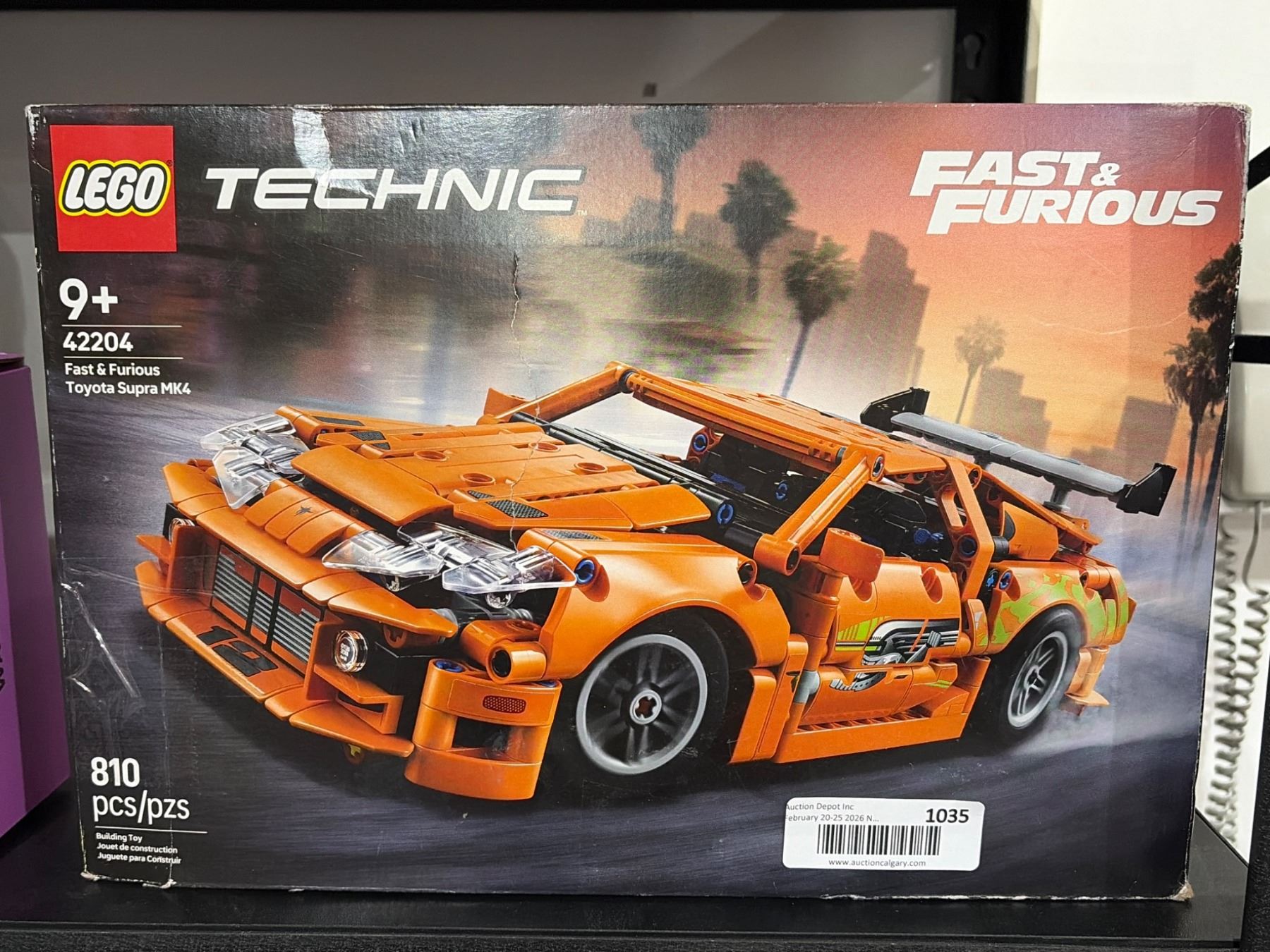 LEGO Technic Fast & Furious 42204: Toyota Supra MK4, 810 Pieces - A D ...