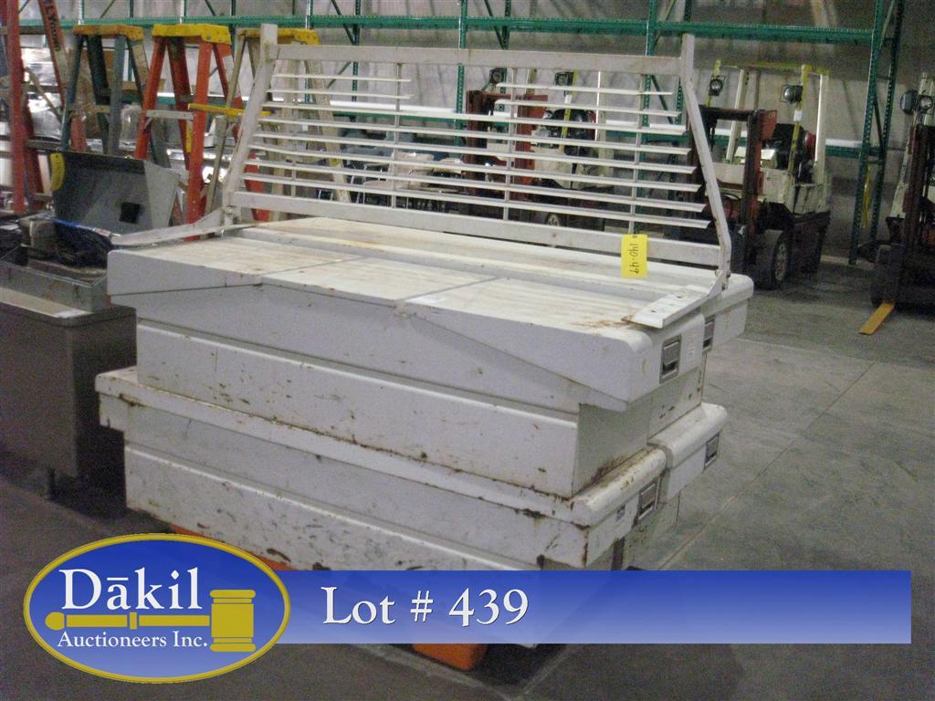 TOOL BOXES & HEADACHE RACK;