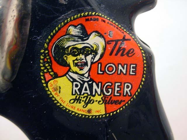 C. 1938 LONE RANGER TOY CLICKER GUN