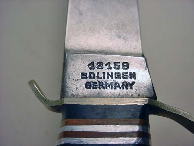 VINTAGE BOHLIN SOLINGEN GERMANY HUNTING KNIFE W/ S