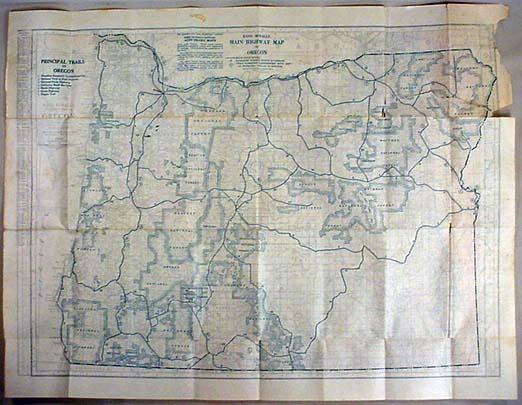 EARLY MAP OF OREGON