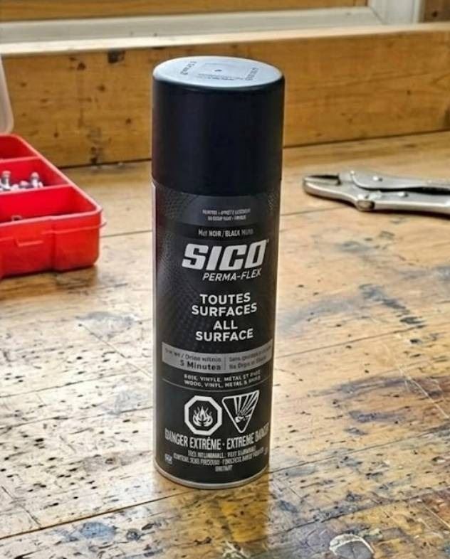 SICO Perma-Flex All Surface Outdoor Paint Primer, Black Matte – 6 x 340g