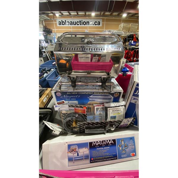 MAGMA NEWPORT II GOURMET SERIES MARINE GAS BBQ & ASSORTED MAGMA ...