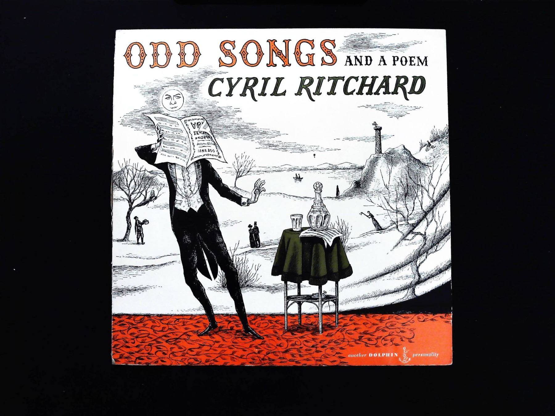 Cyril Ritchard Odd Songs and a Poem 10-Inch LP with Edward Gorey Cover Art