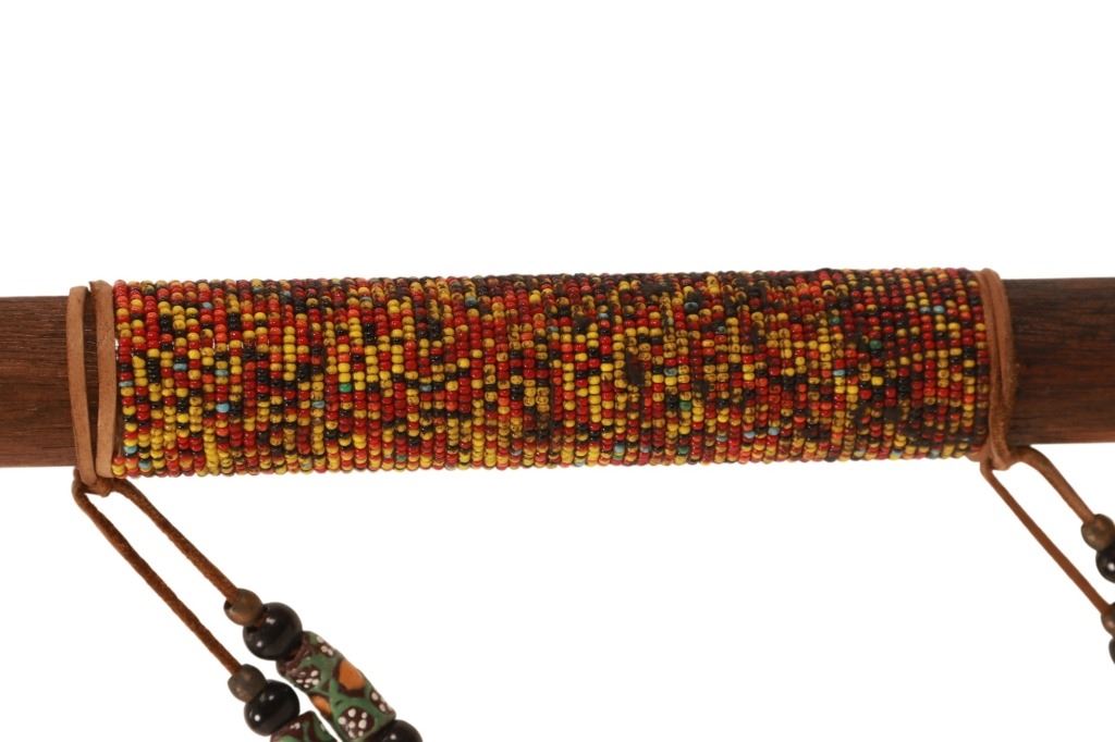 Chippewa Cree Ceremonial Medicine Staff Lance