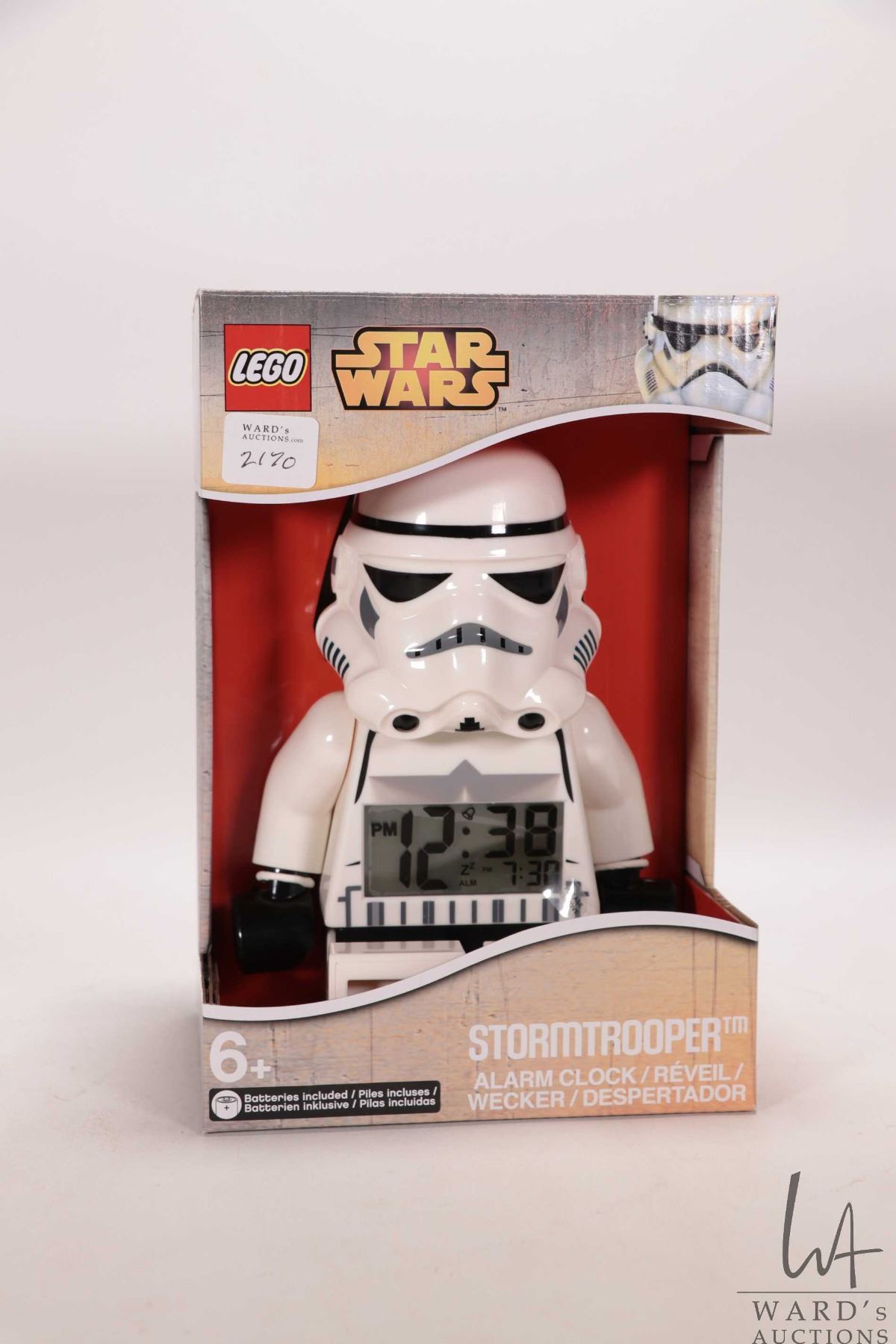 Lego "Star Wars" Stormtrooper alarm clock, new in package