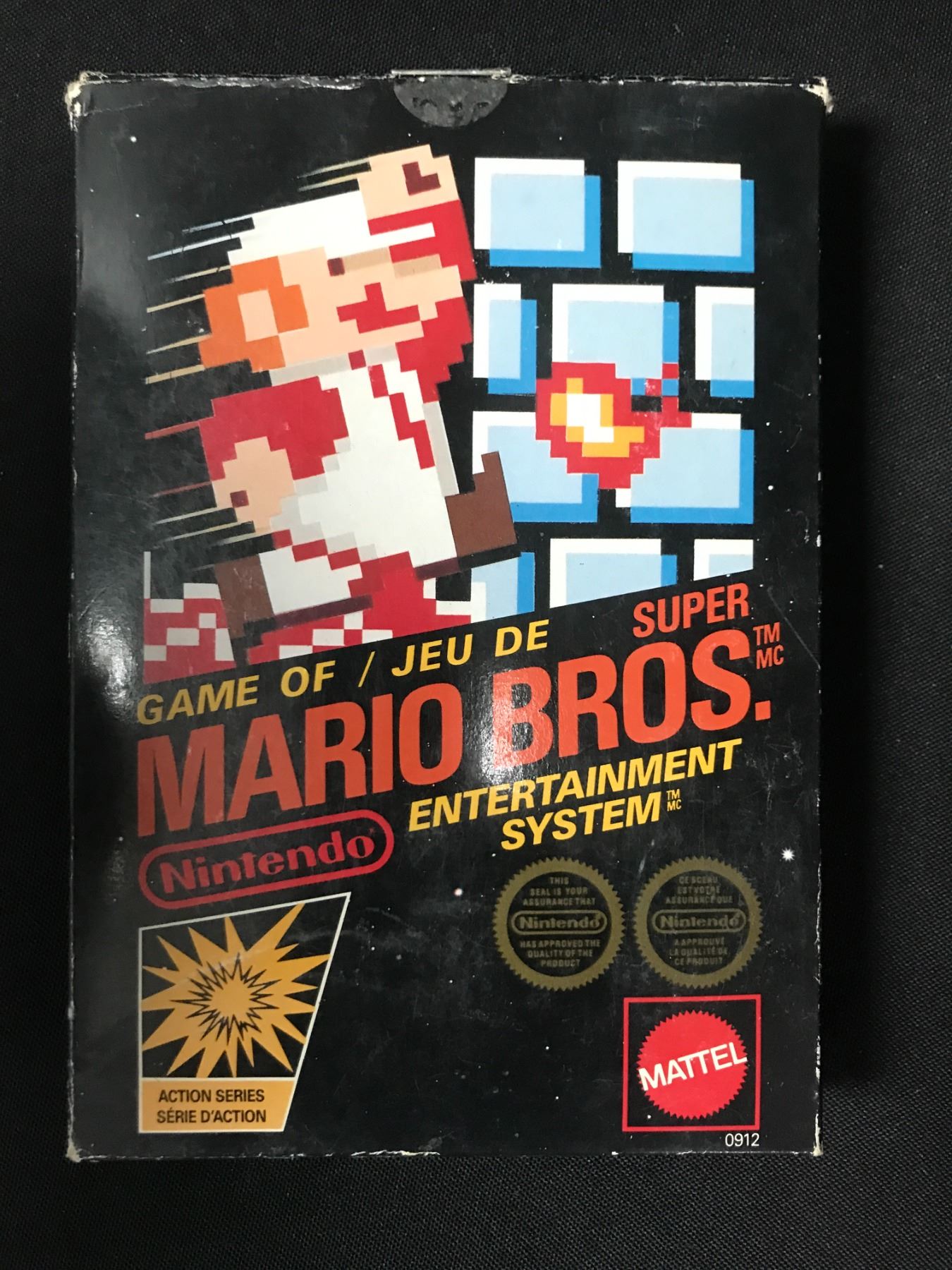 MARIO BROS NINTENDO ENTERTAINMENT SYSTEM GAME WITH ORIGINAL PACKING AND ...