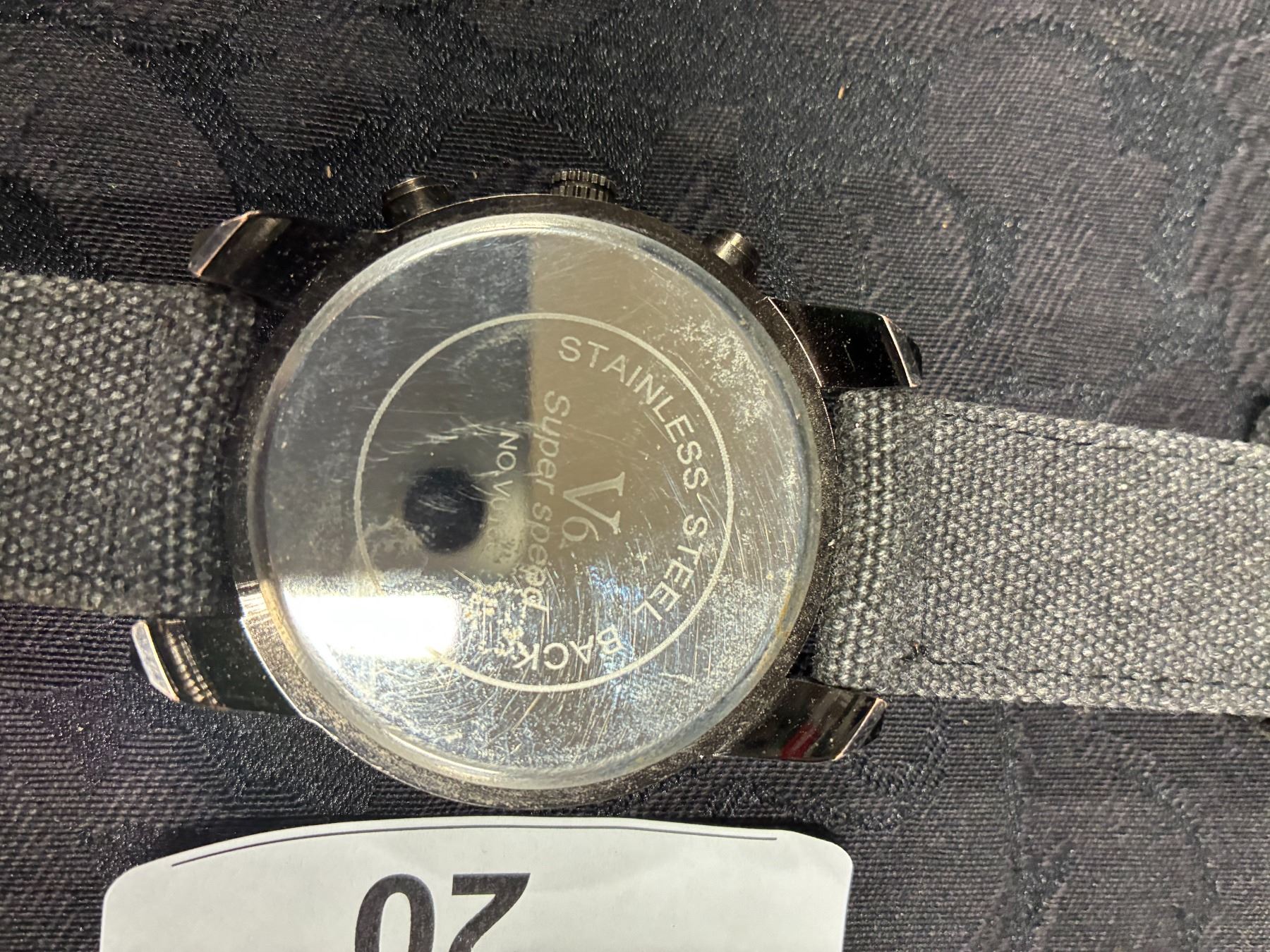 Nice military V6 Super Speed large quartz watch