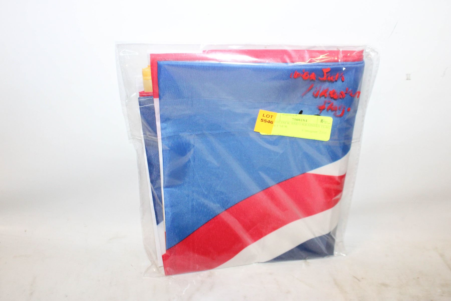 UNION JACK AND UKRAINIAN FLAG 3X5FT NEW - Kastner Auctions