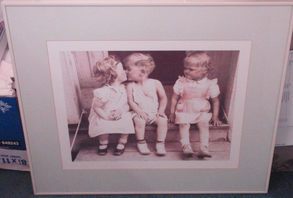 Jealous Kiss framed print