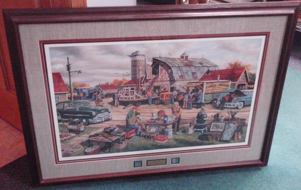 Country Auction by Ken Zylla Artist Proof