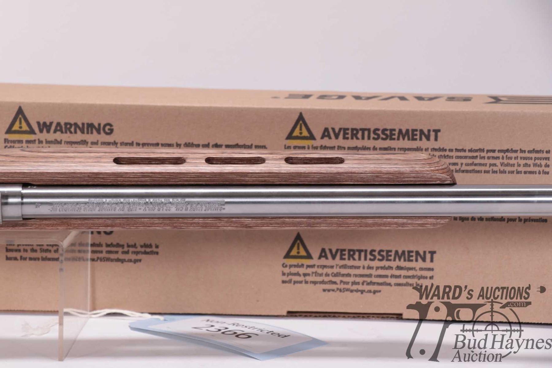 Non-Restricted rifle Savage model Mark II BTVLSS, .22 LR bolt action, w ...