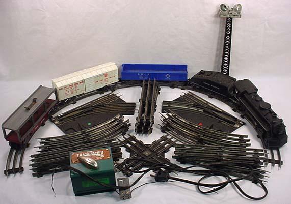 Vintage Marx Train Set W/ Tracks And Transformer