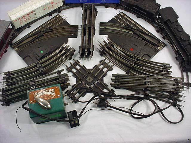 Vintage Marx Train Set W/ Tracks And Transformer