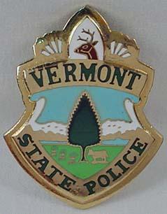 Vermont State Police Law Badge